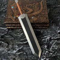 China Berserk Dragon Dragonslayer Greatsword Guts Sword Metal Cosplay Weapon Prop Display Stand for sale