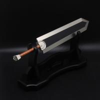 China Berserk Dragon Dragonslayer Greatsword Guts Sword Metal Cosplay Weapon Prop Display Stand for sale