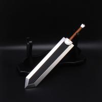 China Berserk Dragon Dragonslayer Greatsword Guts Sword Metal Cosplay Weapon Prop Display Stand for sale