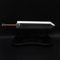 China Berserk Dragon Dragonslayer Greatsword Guts Sword Metal Cosplay Weapon Prop Display Stand for sale