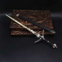 China 30CM Anime Sword Keychains Rivia Sword Inspired By The Witcher Great Sword With Scabbard Wall Decor for sale