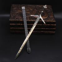 China 30CM Anime Sword Keychains Rivia Sword Inspired By The Witcher Great Sword With Scabbard Wall Decor for sale