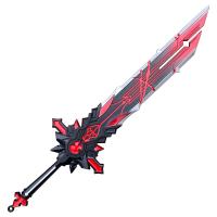 China Metal casting Unisex Anime Sword Keychains For Diluc Or Razor for sale