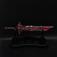 China Metal casting Unisex Anime Sword Keychains For Diluc Or Razor for sale