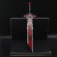 China Metal casting Unisex Anime Sword Keychains For Diluc Or Razor for sale