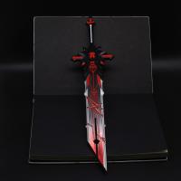 China Metal casting Unisex Anime Sword Keychains For Diluc Or Razor for sale