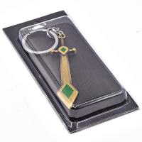 China Custom LOL character sword, metal casting, detail restoration stock mini metal keychain for sale