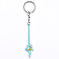 China LOL character sword, mini metal casting, detail restoration stock keychain the ornaments toys and best gift for sale