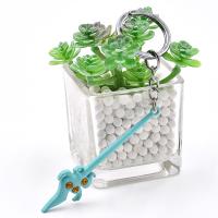 China LOL character sword, mini metal casting, detail restoration stock keychain the ornaments toys and best gift for sale
