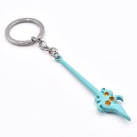 China LOL character sword, mini metal casting, detail restoration stock keychain the ornaments toys and best gift for sale