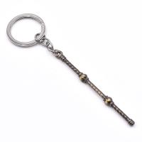 China JingGuBang LOL mini metal character Sunwukong sword detail restoration Key chain Backpack accessories figure props for sale