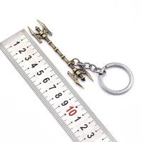 China League of Legends Shining Girl Mini Metal Law staff Keychain display Item Ornaments Toy Gift for boy for sale