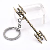 China League of Legends Shining Girl Mini Metal Law staff Keychain display Item Ornaments Toy Gift for boy for sale