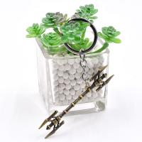 China League of Legends Shining Girl Mini Metal Law staff Keychain display Item Ornaments Toy Gift for boy for sale