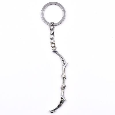 China League of Legends LOL hot game Ice Archer Mini metal bow and arrow ornaments Keychain Detail reduction exhibition gift f for sale