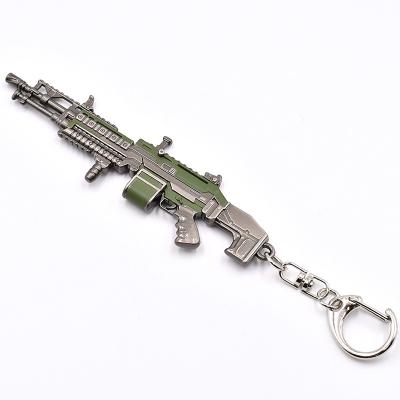 China Competitive shooting game Ape x Hero breathing fire light machine gun model 11CM for sale