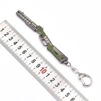 China Custom shooting competitive game ape X Hero Peace Defender Shotgun gun mini metal model 11CM keychain for sale