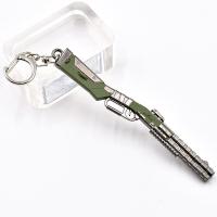 China Custom shooting competitive game ape X Hero Peace Defender Shotgun gun mini metal model 11CM keychain for sale