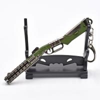 China Custom shooting competitive game ape X Hero Peace Defender Shotgun gun mini metal model 11CM keychain for sale