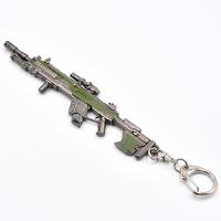 China Famous game character metal gun keychain Hero Peace Defender Shotgun model 11CM from China Manufacturer for sale