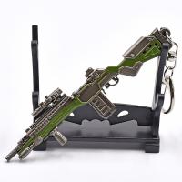 China Customizing the popular shooter action game Hero Longbow precision sniper Ape x Mini shrink metal plate gun model for sale