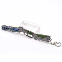 China Customers Customize popular shooting games Ape x mini metal gun models keychain 16 cm gift for sale