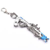 China Ape x shooting game Stock Customer customized requirements mini metal gun models keychain 16 cm gift toy for sale