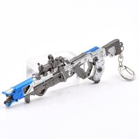 China Ape x shooting game Stock Customer customized requirements mini metal gun models keychain 16 cm gift toy for sale