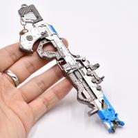 China Ape x shooting game Stock Customer customized requirements mini metal gun models keychain 16 cm gift toy for sale