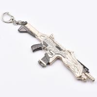 China Mini metal gun model art keychain Ape x shoot game 11 cm Customized prodrct spot Fancy Fancy keyintg for sale