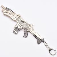 China Mini metal gun model art keychain Ape x shoot game 11 cm Customized prodrct spot Fancy Fancy keyintg for sale