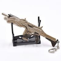 China Mini metal gun model art keychain Ape x shoot game 11 cm Customized prodrct spot Fancy Fancy keyintg for sale