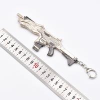 China Mini metal gun model art keychain Ape x shoot game 11 cm Customized prodrct spot Fancy Fancy keyintg for sale