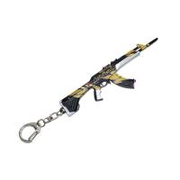 China Shooting Game Valorant Mini Metal Gun Model Champions Vandal Keychain Customized for sale