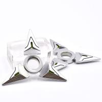 China White Silver Darts Shooting Game Overwatch Keychain Gyro Metal Crafts 1/1 Reduction Gift Toys for sale