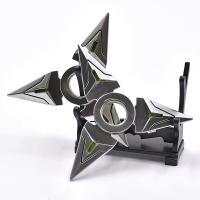 China White Silver Darts Shooting Game Overwatch Keychain Gyro Metal Crafts 1/1 Reduction Gift Toys for sale