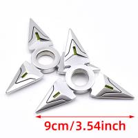 China White Silver Darts Shooting Game Overwatch Keychain Gyro Metal Crafts 1/1 Reduction Gift Toys for sale