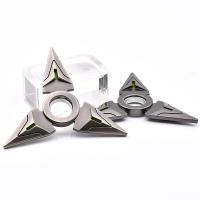 China Action Game Overwatch keychain 1/1 Ratio Reduction Metal Silver Dart Keychain Fidget Spinner Toy Gift for sale