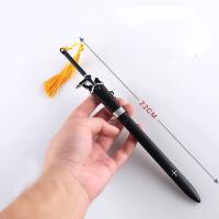 China 1/6 Scale Restore Sword Keychain Art Online Mini Metal Character Black Sword Custom for sale