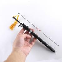 China 1/6 Scale Restore Sword Keychain Art Online Mini Metal Character Black Sword Custom for sale