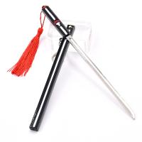 China Japan Anime Sword Keychains Naroto Uchiha Sasuke Grass Cutter Black Mini Metal Sword Katna Key Chain 22Cm Cosplay Toys for sale