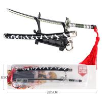 China Custom Anime Ghost Kill Blade Metal Anime Sword Keychains  8 To 13 Years Age Range for sale