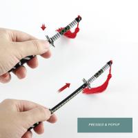 China Custom Anime Ghost Kill Blade Metal Anime Sword Keychains  8 To 13 Years Age Range for sale