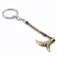 China Anime Ghost Kill Blade Metal Reduction Sword Keychains Hinazugawa Sanemi Katana Craft Key Chain Gift Toys for sale