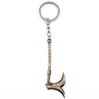 China Anime Ghost Kill Blade Metal Reduction Sword Keychains Hinazugawa Sanemi Katana Craft Key Chain Gift Toys for sale