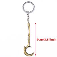 China Hand Polished Lol Character Props Key Chain Metal Crafts Gold Copper for sale