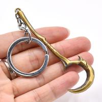 China Hand Polished Lol Character Props Key Chain Metal Crafts Gold Copper for sale