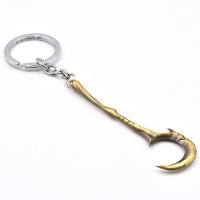 China Hand Polished Lol Character Props Key Chain Metal Crafts Gold Copper for sale