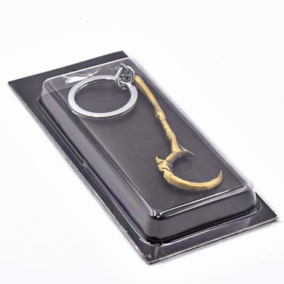 China Hand Polished Lol Character Props Key Chain Metal Crafts Gold Copper for sale