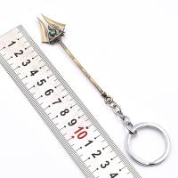 China Moba Game Lol Character Props Key Chain Metal Crafts Gold Copper Details Restore Gift Decoration for sale